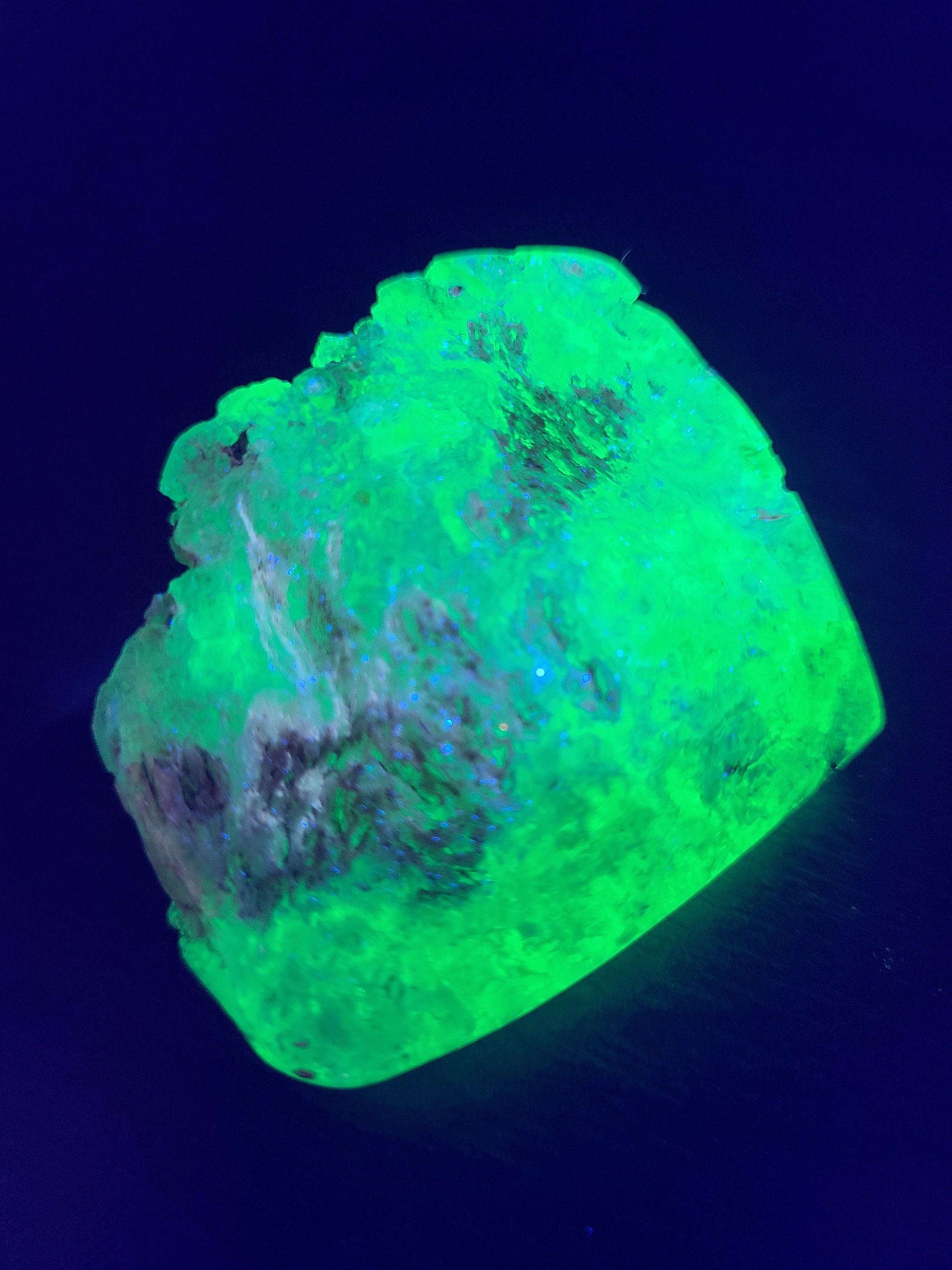 Unique Botryoidal Hyalite Water Opal 290ct UV Reactive From - Etsy