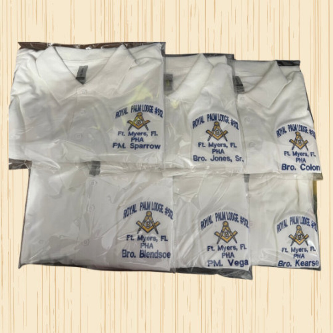 Masonic Organization Polo Shirt - Etsy
