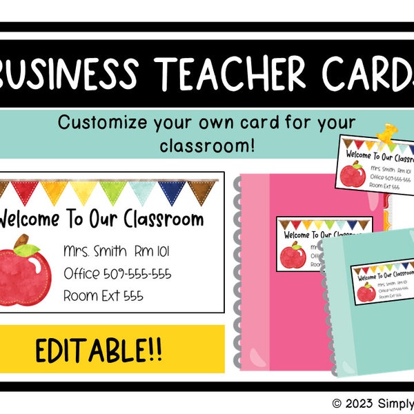 Tutor Business Card - Etsy