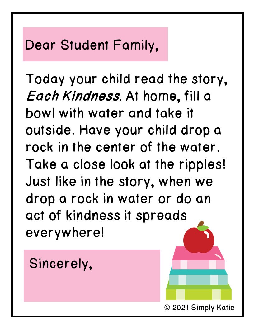 My Kindness Rock - Each Kindness Book Activity - Etsy