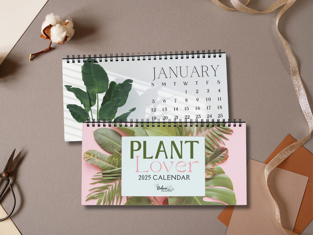 2026 2027 Tropical Plant Desk Calendar – Botanical Photography Office ...