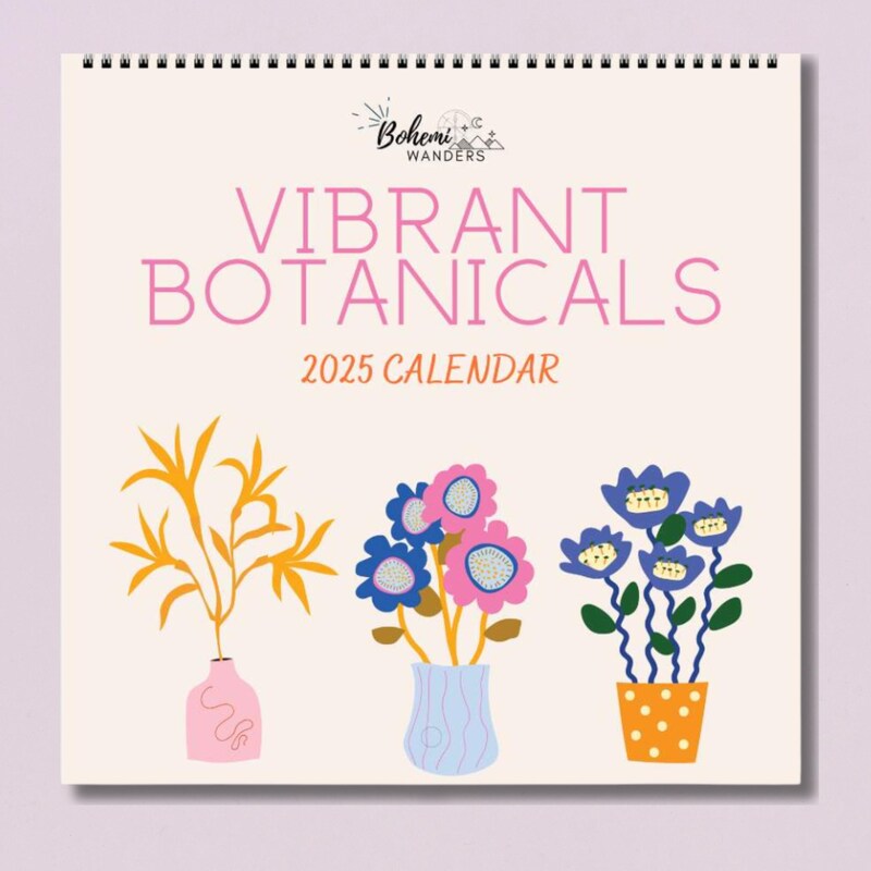 Flower Calendar - Etsy