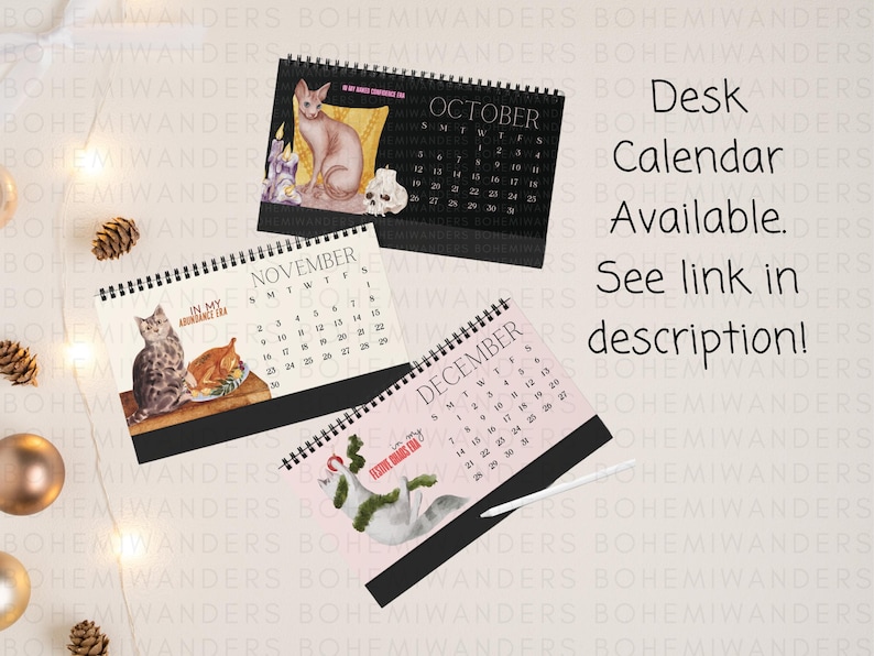 Funny in My Cat Era Calendar – Playful Cat Lover Gift - Etsy UK