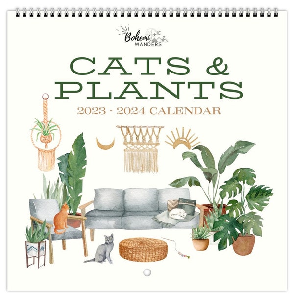 Cat Calendar - Etsy
