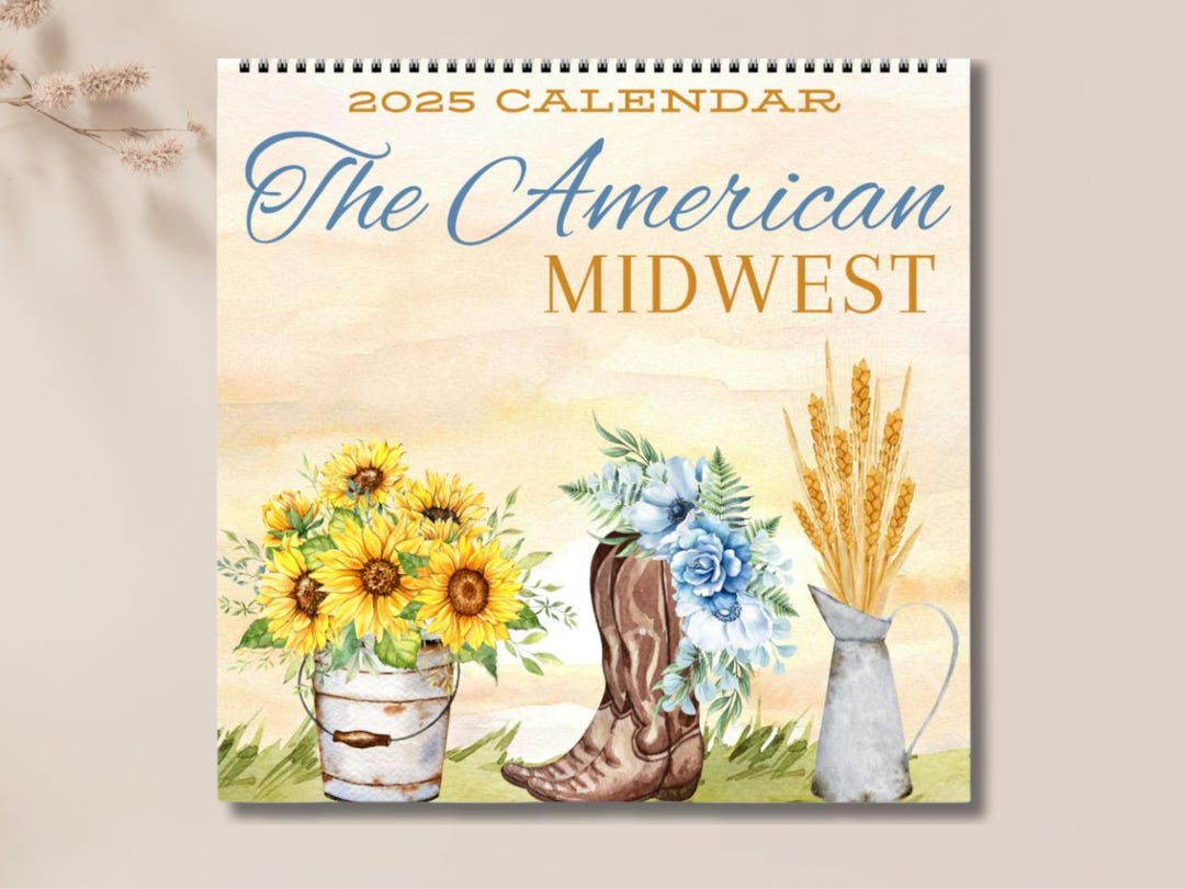 2026 Farmhouse Wall Calendar – Midwest Country Calendar Featuring ...