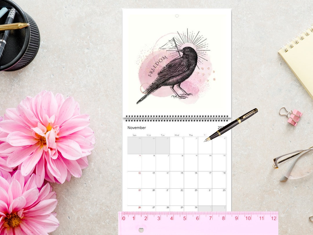 Watercolor Birds 2026 Calendar - Inspirational Bird Calendar for Bird ...
