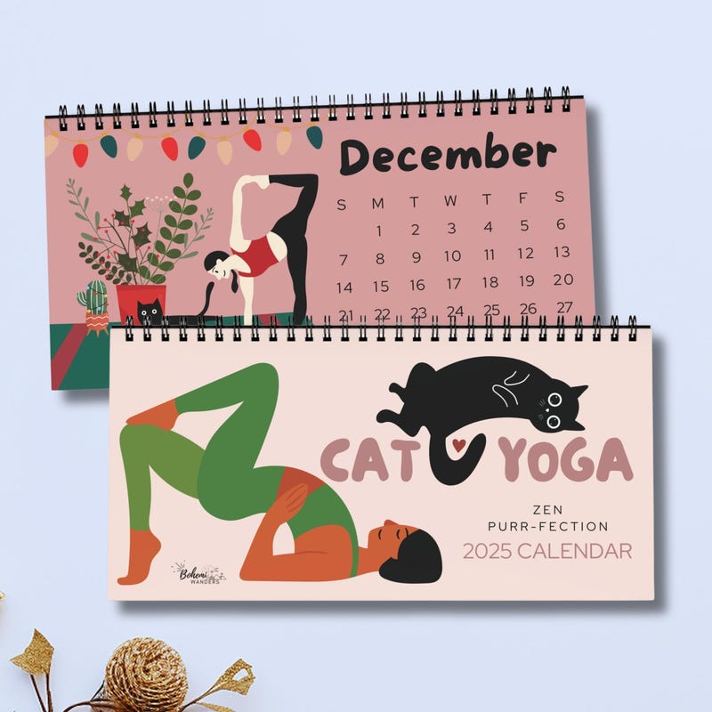 Cat Yoga - Etsy