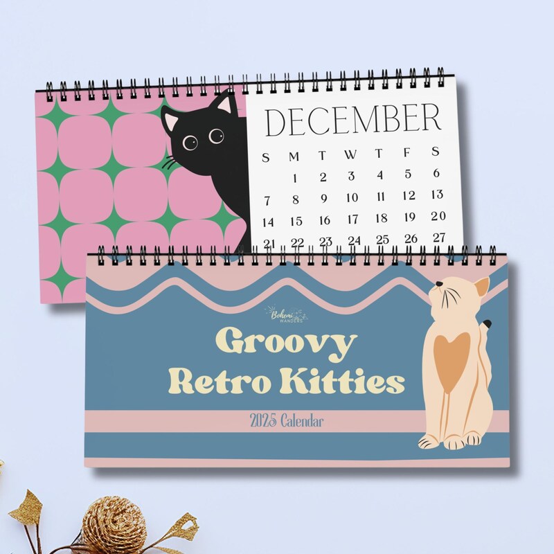 Retro Calendar - Etsy