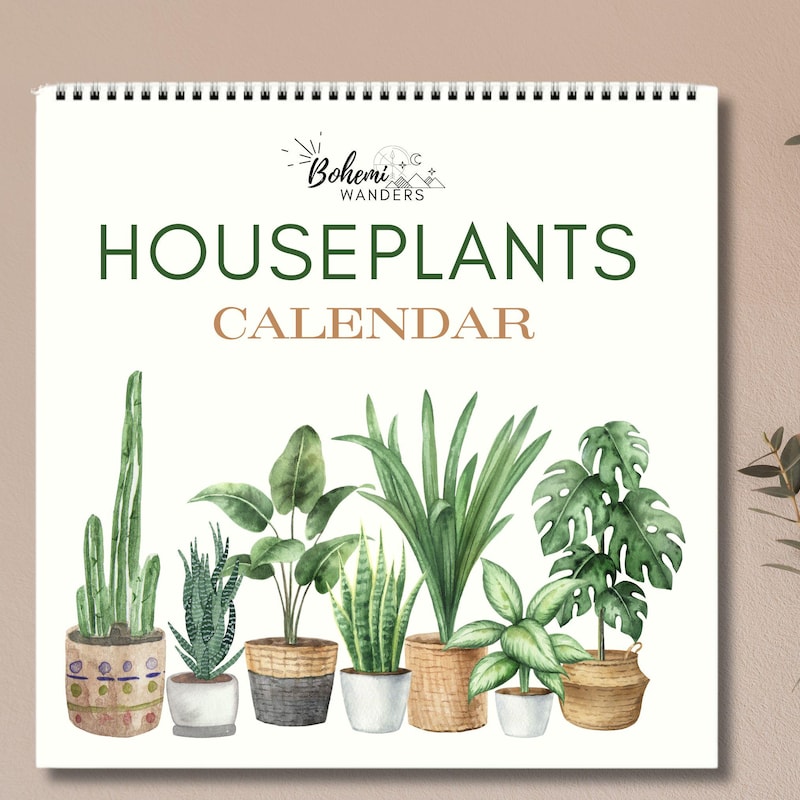 House Plant Calendar - Etsy UK