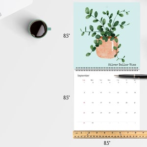 2025 Watercolor Houseplants Wall Calendar, Plant Lover Gift, Crazy ...