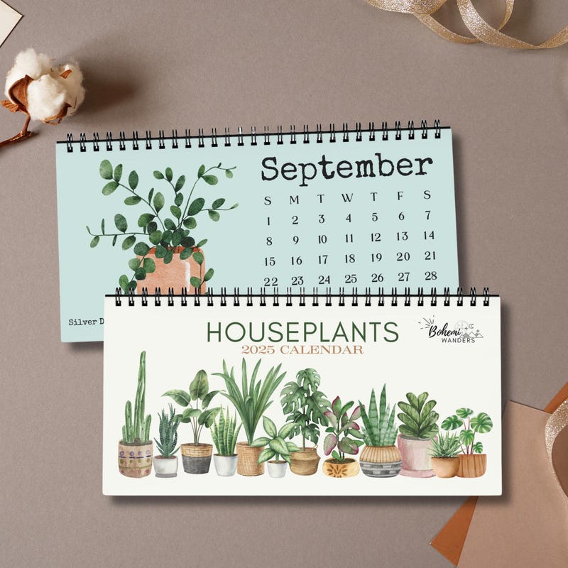 House Plant Calendar - Etsy UK