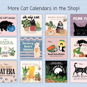 Childless Cat Lady 2026 Calendar, Crazy Cat Lady Wall Calendar, Boho ...