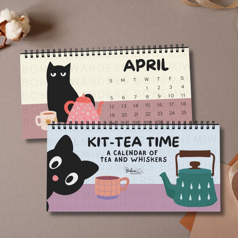 Cat Tea Set Teapot - Etsy