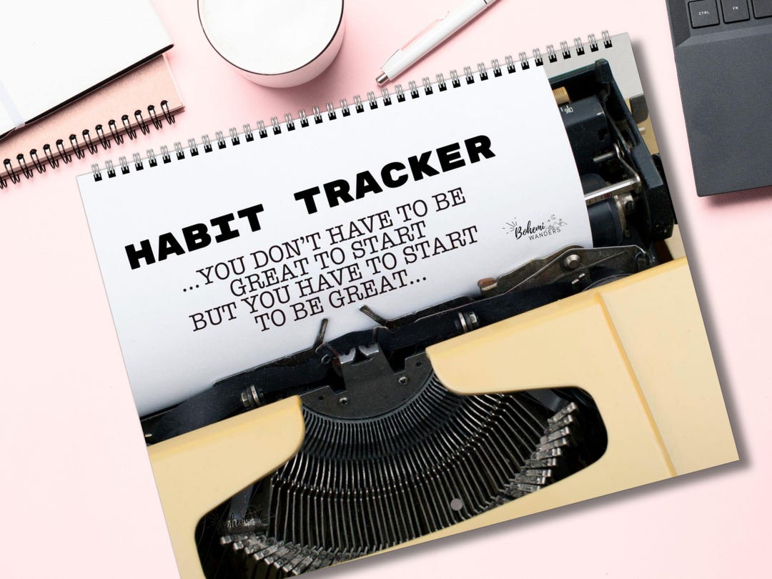 Habit Tracker for Writers & Creatives - Daily, Weekly Monthly Goals ...