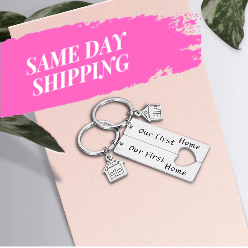 Home Keychain - Etsy