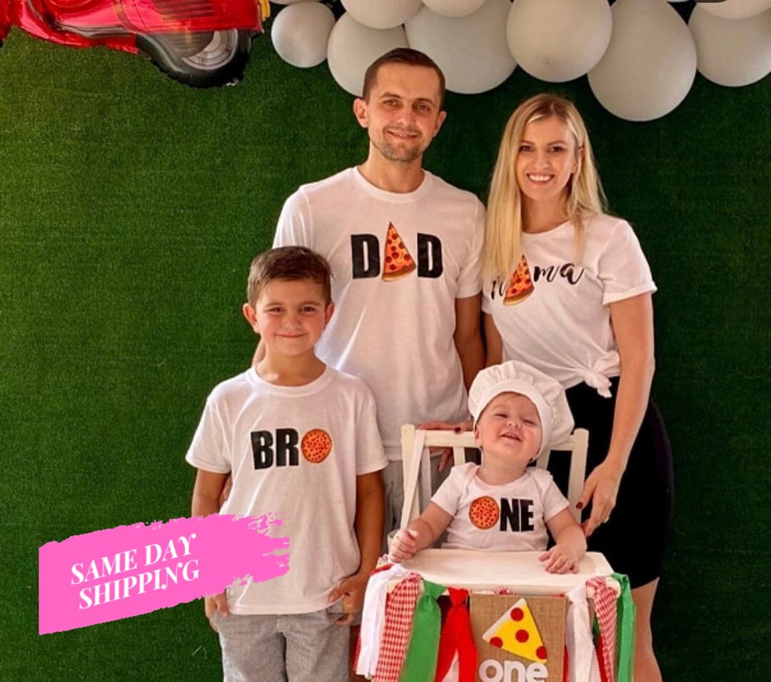 Pizza Party Family Shirts- Pizza Themed Birthday Party- Pizza Party ...