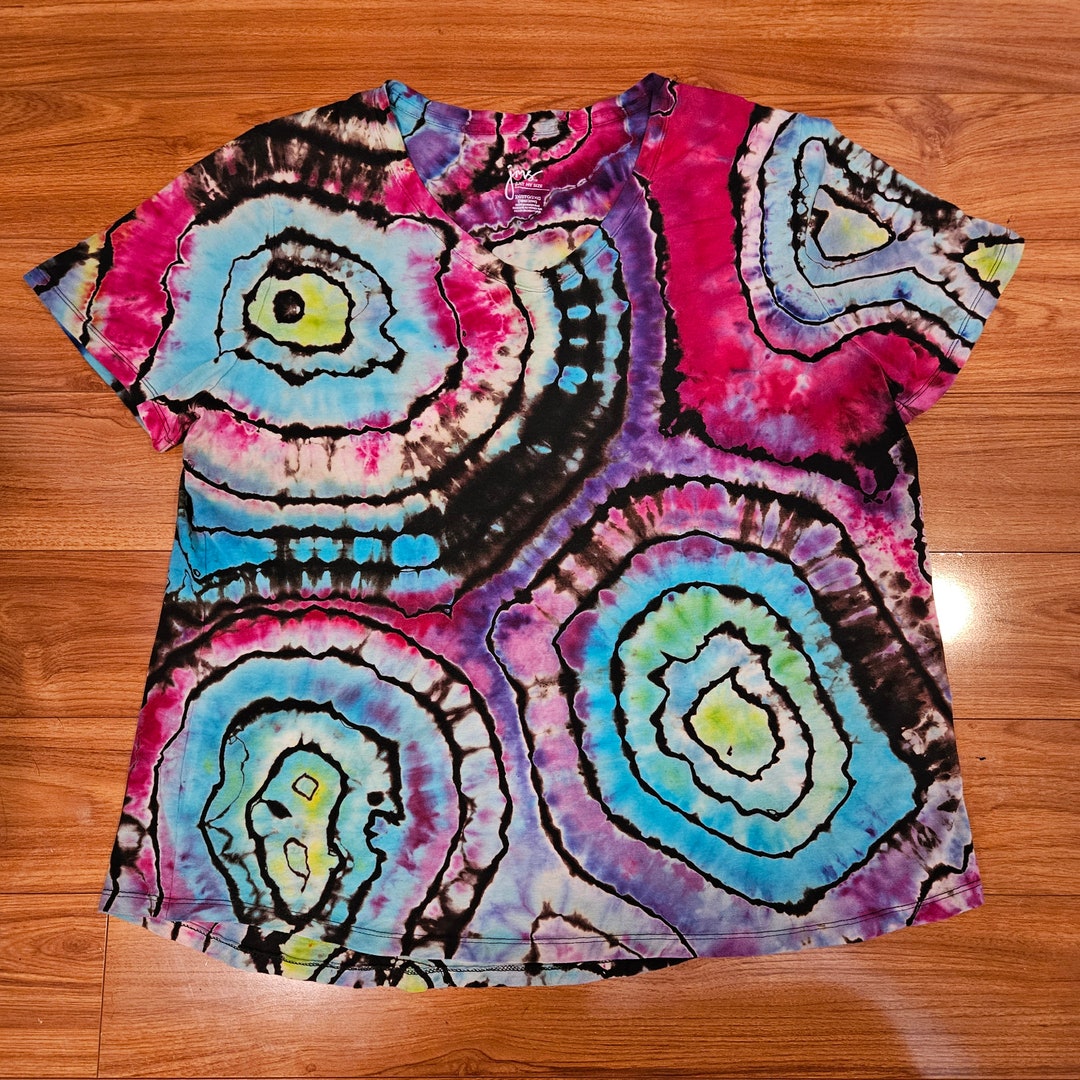 Reverse Geode Tie Dye plus Size - Etsy