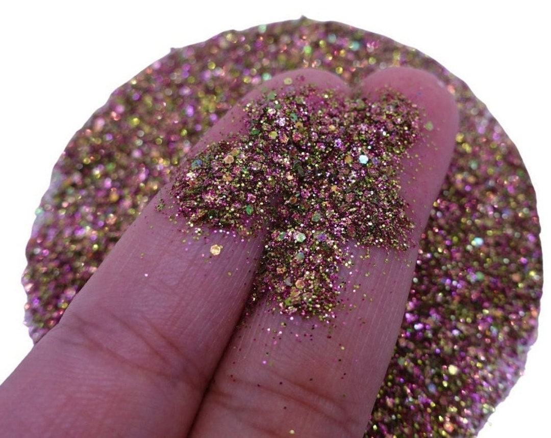 Watermelon Craft Glitter: Pink & Green Sparkles - Etsy
