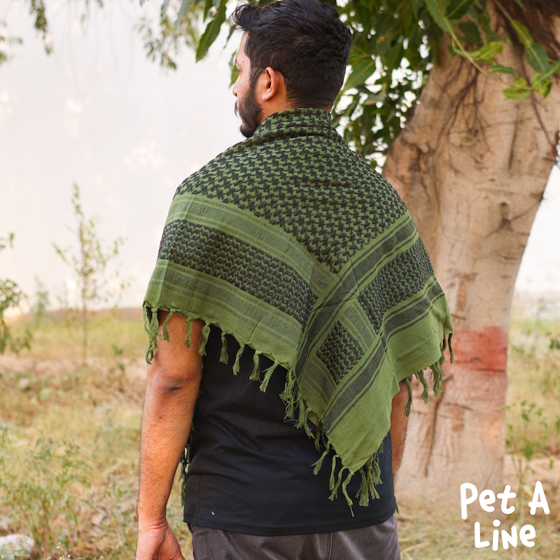 Keffiyeh Beige Scarf - Etsy