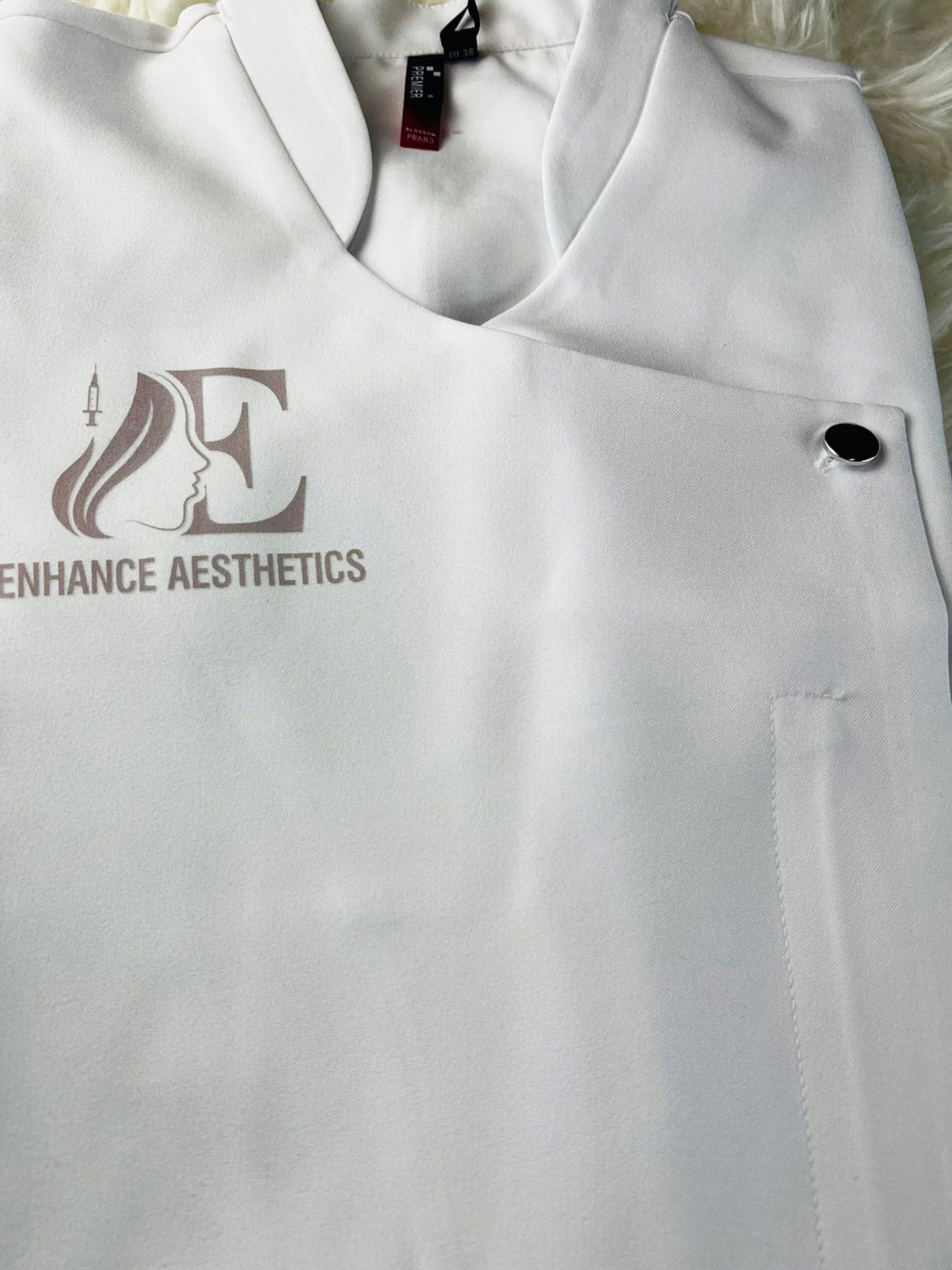 Personalised Hairdressing Salon Beauty Tunic for Womens, Custom Spa ...