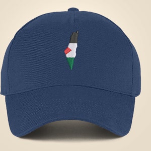 Palestine Baseball Hat, Palestine Country Map Embroidered Cap ...