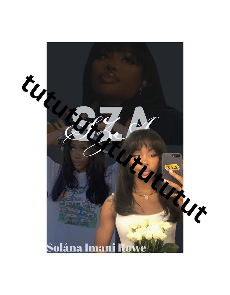 SZA T-shirt Design Instant Download - Etsy