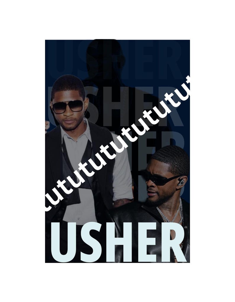 Usher T-shirt Design Instant Download - Etsy