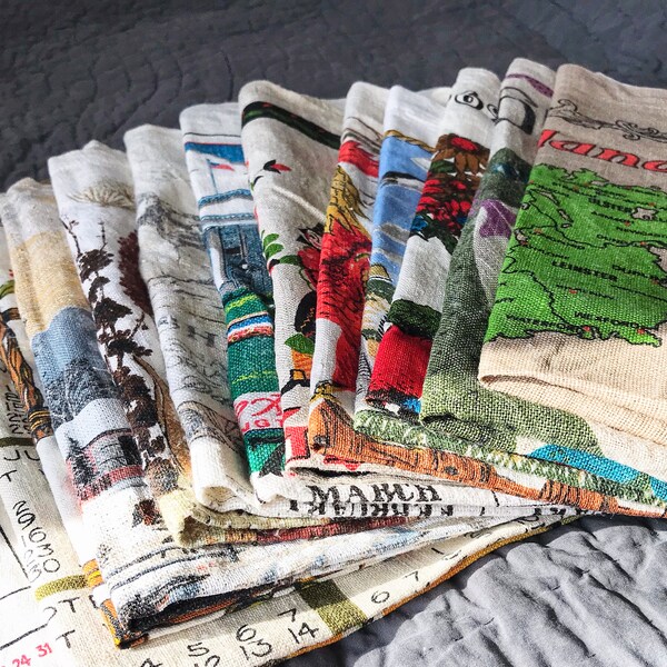 Calendar Tea Towel - Etsy