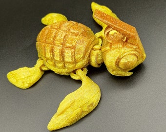3d Printed Turtle Grenade - Etsy