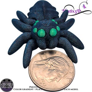 Tiny Spider 3D Printed Authorized Seller - Etsy