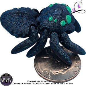Tiny Spider 3D Printed Authorized Seller - Etsy