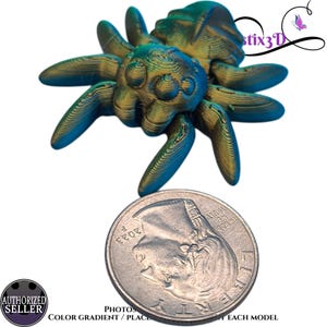 Tiny Spider 3D Printed Authorized Seller - Etsy