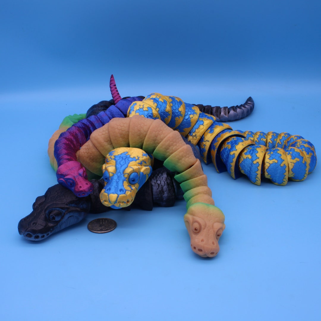 Snakes 3D Printed Ball Python - Etsy