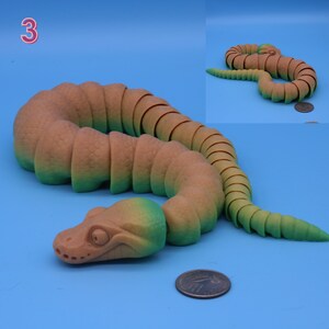 Snakes 3D Printed Ball Python - Etsy