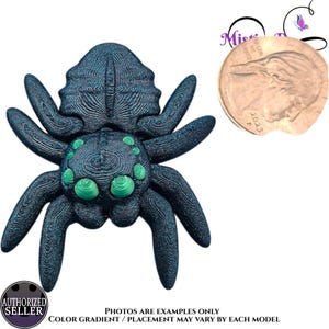 Tiny Spider 3D Printed Authorized Seller - Etsy