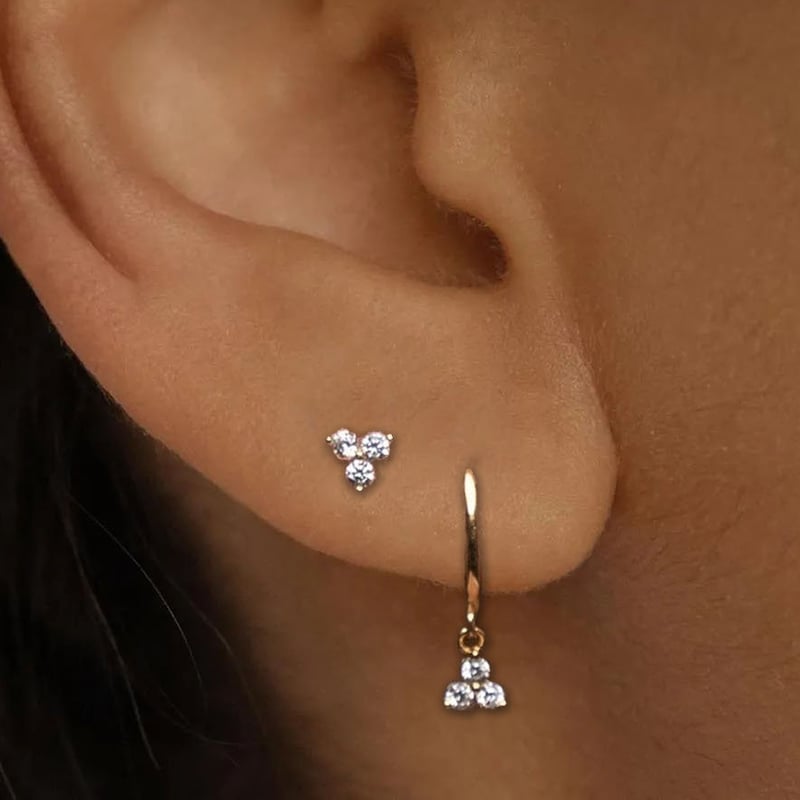 Double Piercing - Etsy