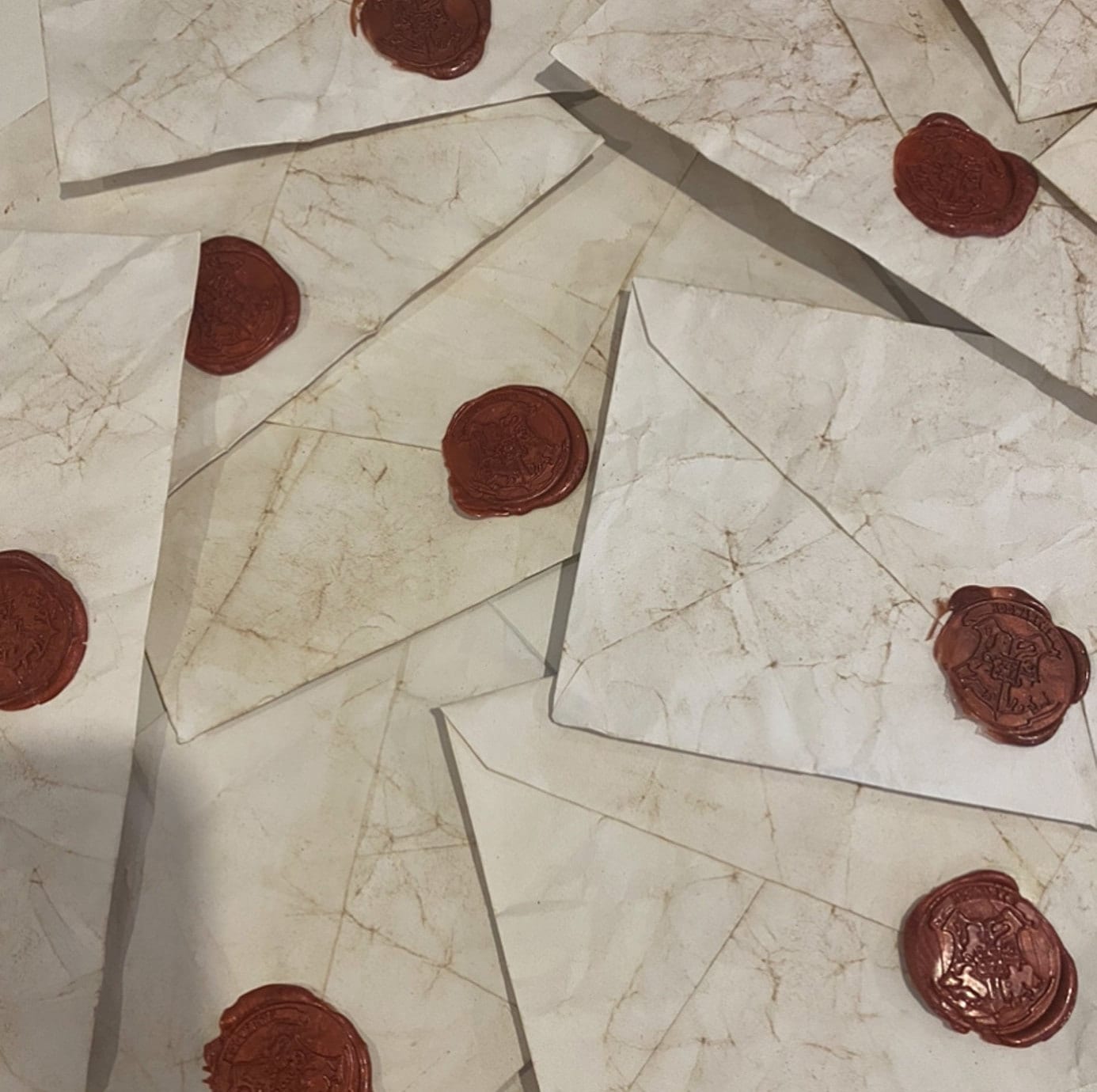 Custom Wax Stamped Letters From Wizard or Witches. Perfect for - Etsy