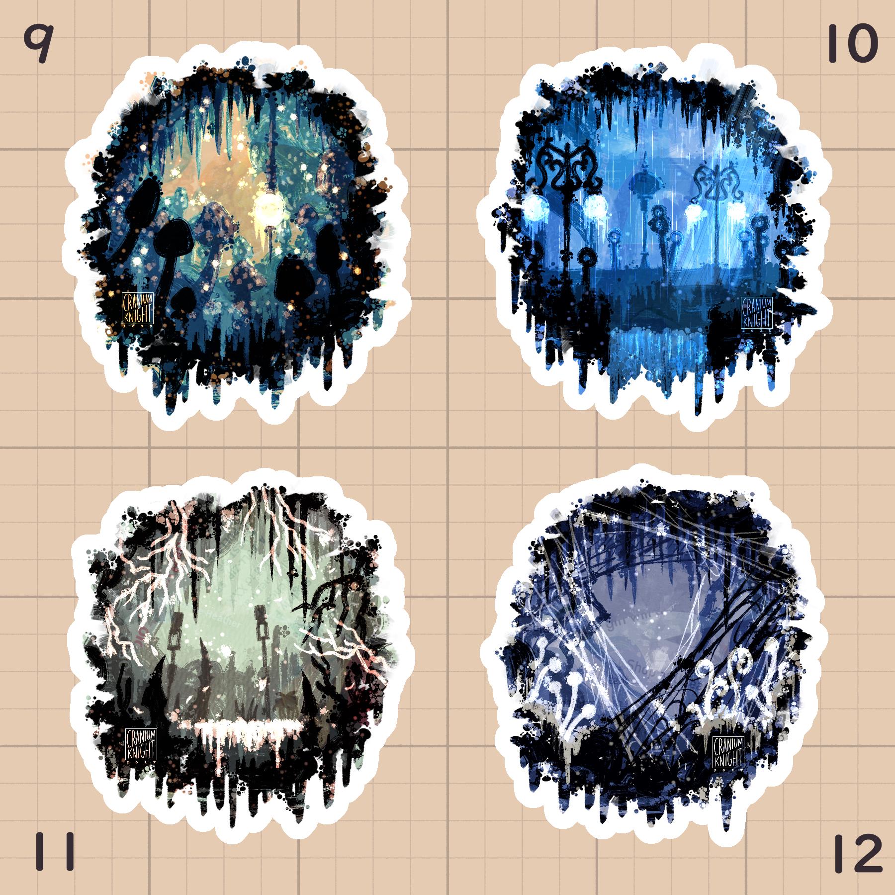 Paintmaster Sheo's Map of Hallownest - Hollow Knight Vinyl Stickers ...