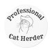 Professional Cat Herder Round Vinyl Stickers - Etsy