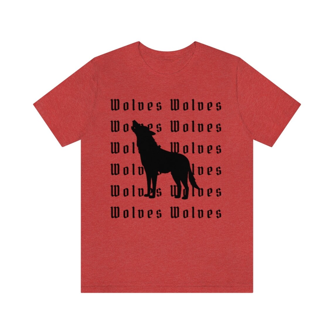 Wolves Mascot Unisex Jersey Short Sleeve Tee for Teachers - Etsy