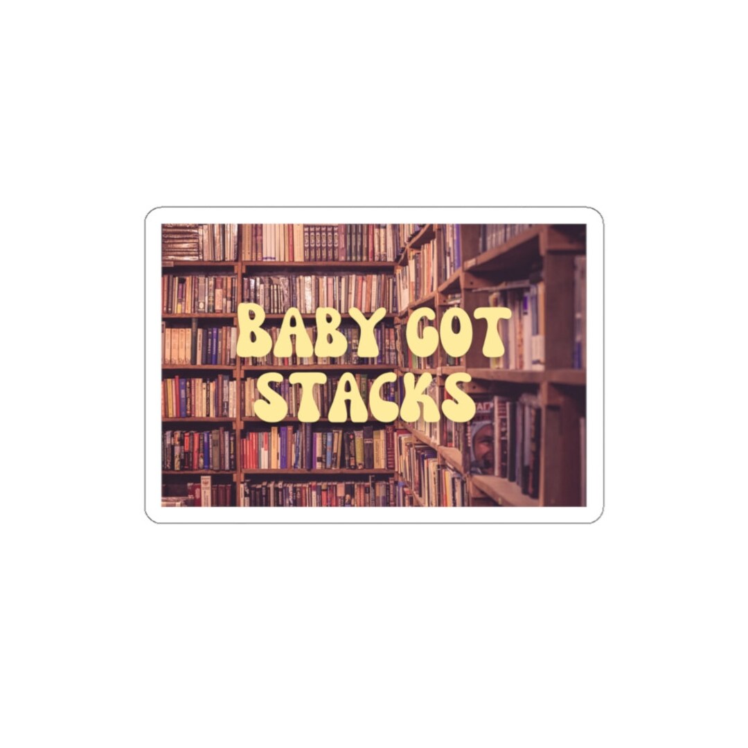 Baby Got Stack Vintage Style Book Die-cut Stickers in Multiple Sizes - Etsy