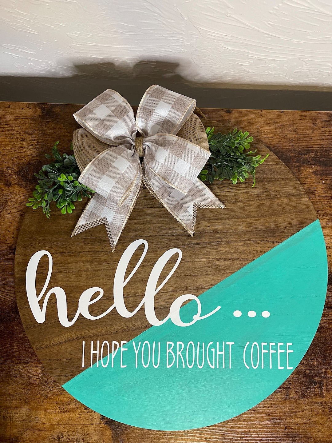 Front Door Wooden Sign - Etsy