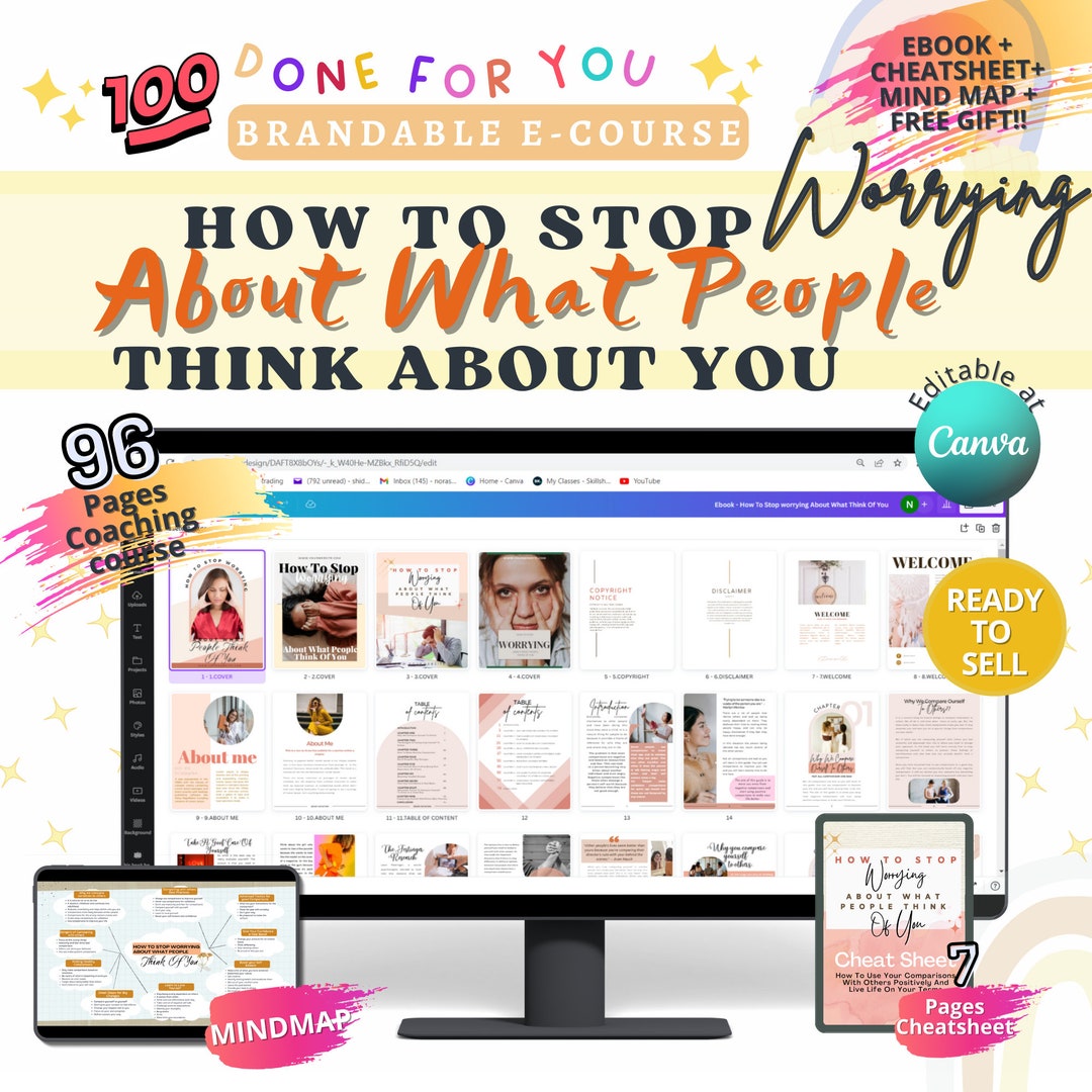 Done for You How to Stop Worrying About What People Think About You | Tools Brandable Ecourse ...