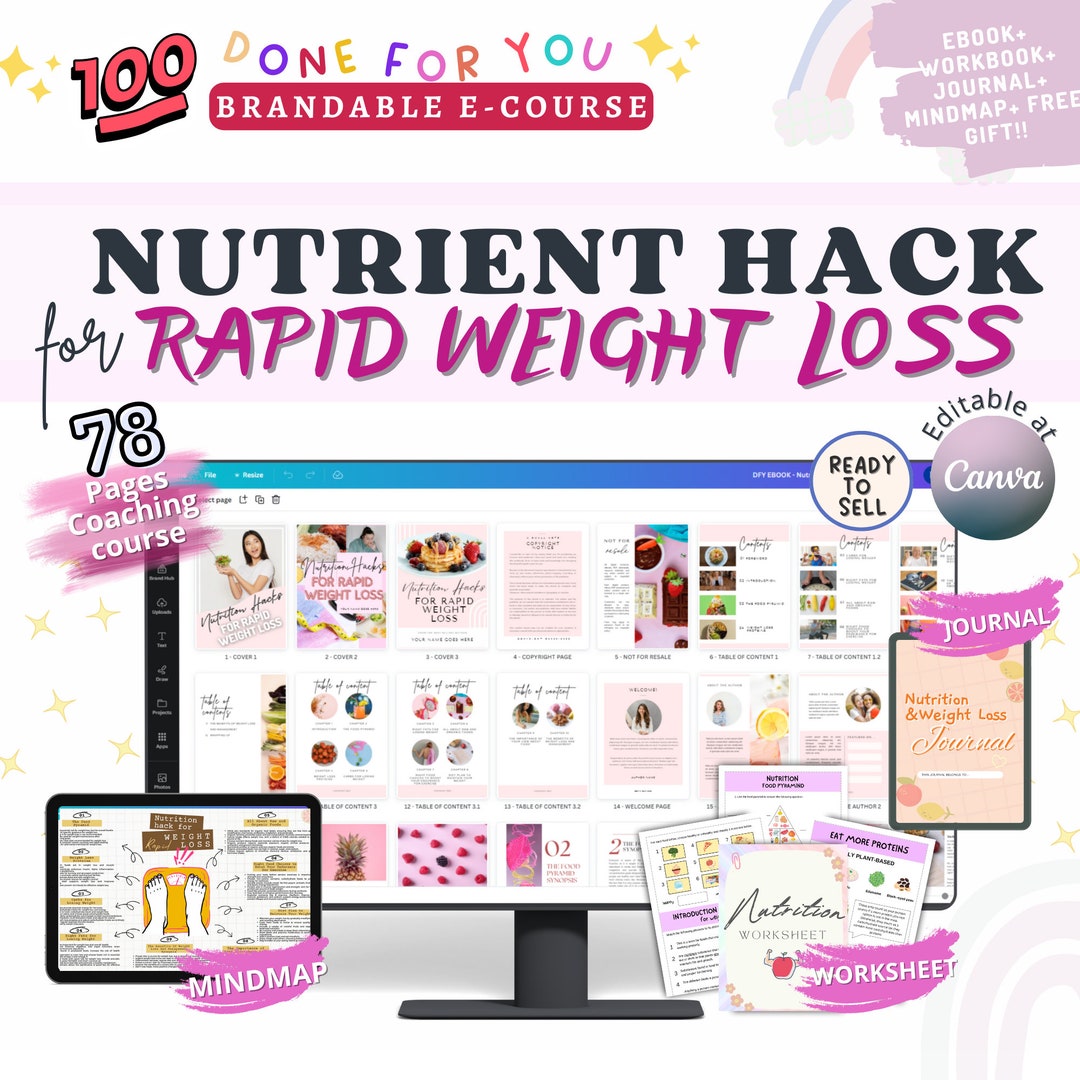 Done for You Nutrition Hack for Rapid Weight Loss Brandable Coaching ...