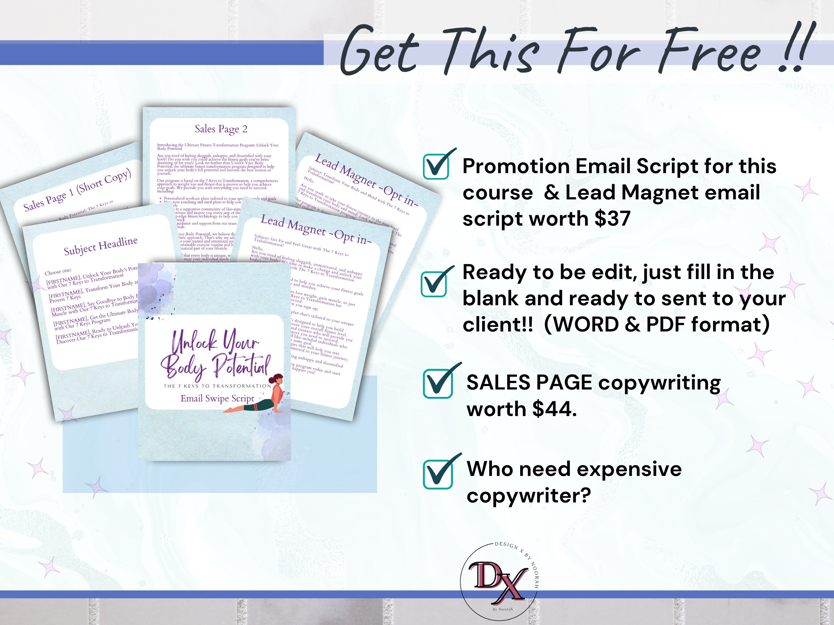 7 Key Body Transformation Done for You Workbook,coaching Program for ...