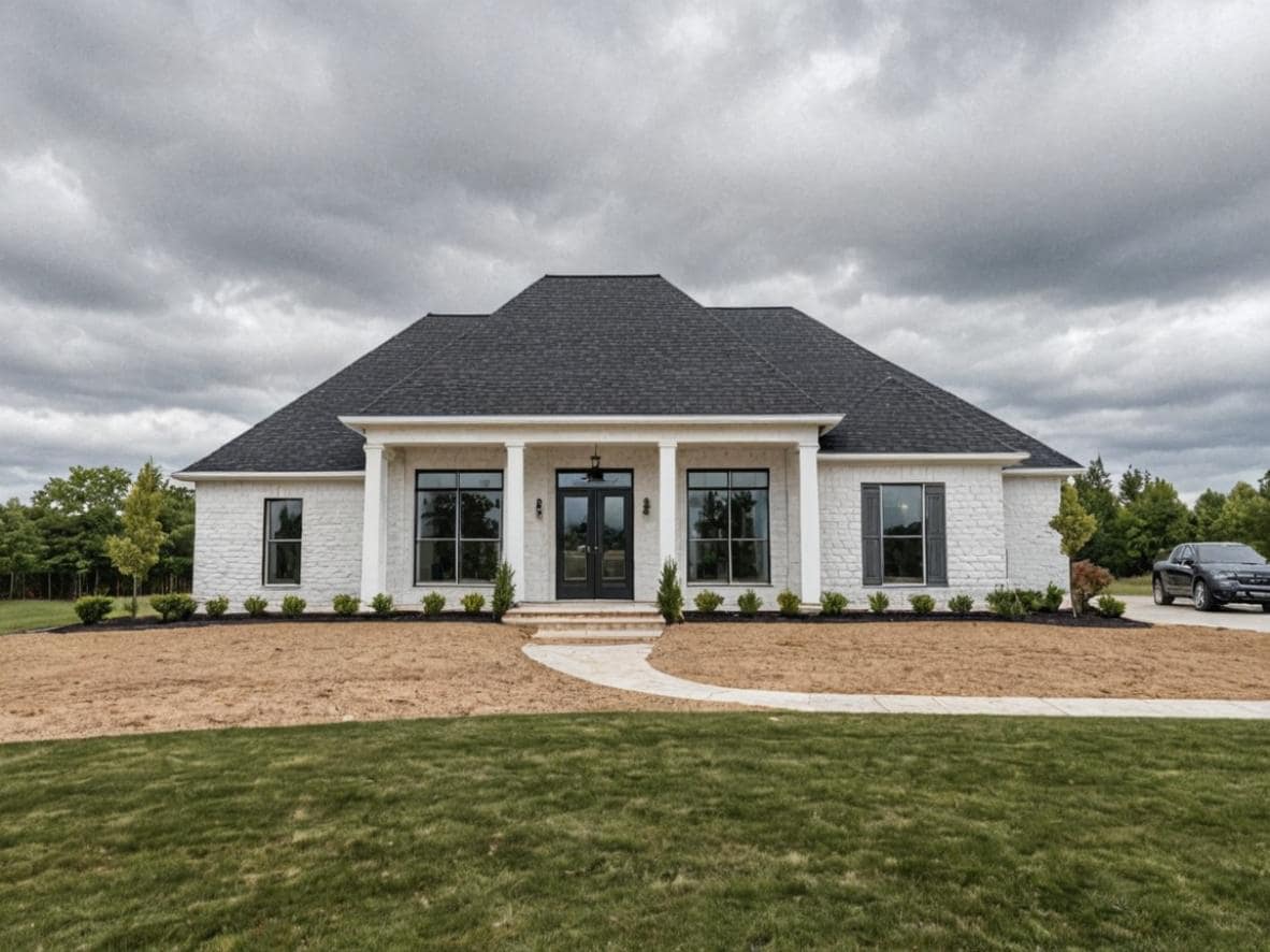 Southern French Country House Plan – 4 Bedroom, Brick Exterior (PDF ...