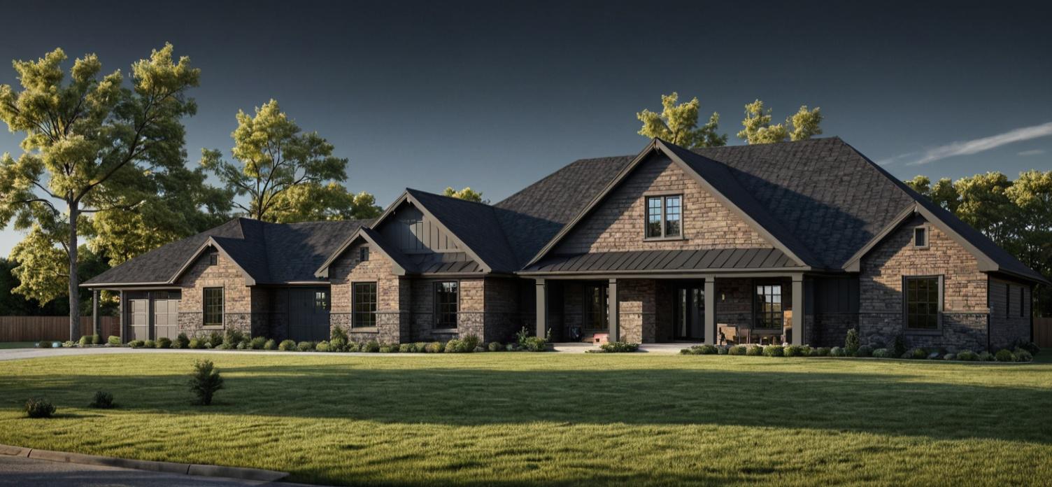 Southern Estate Home Plan With Guest Cottage - 4 Bed, PDF Blueprints - Etsy