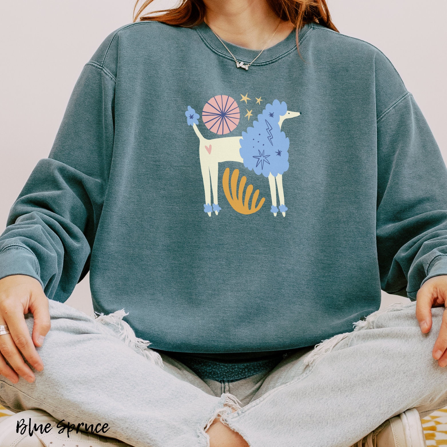 Standard Poodle Sweatshirt, Poodle Dog Sweater, Poodle Mom Shirt ...