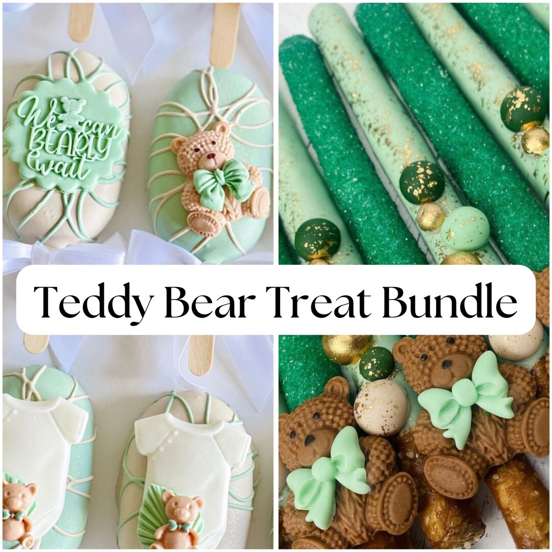 We Can Bearly Wait Baby Shower Treats Custom Chocolate Covered Party ...