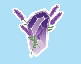 Flower Crystals Sticker Set - Etsy